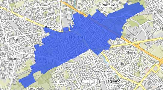 Prezzi immobili Castellanza, Valori OMI al metro quadro 2025